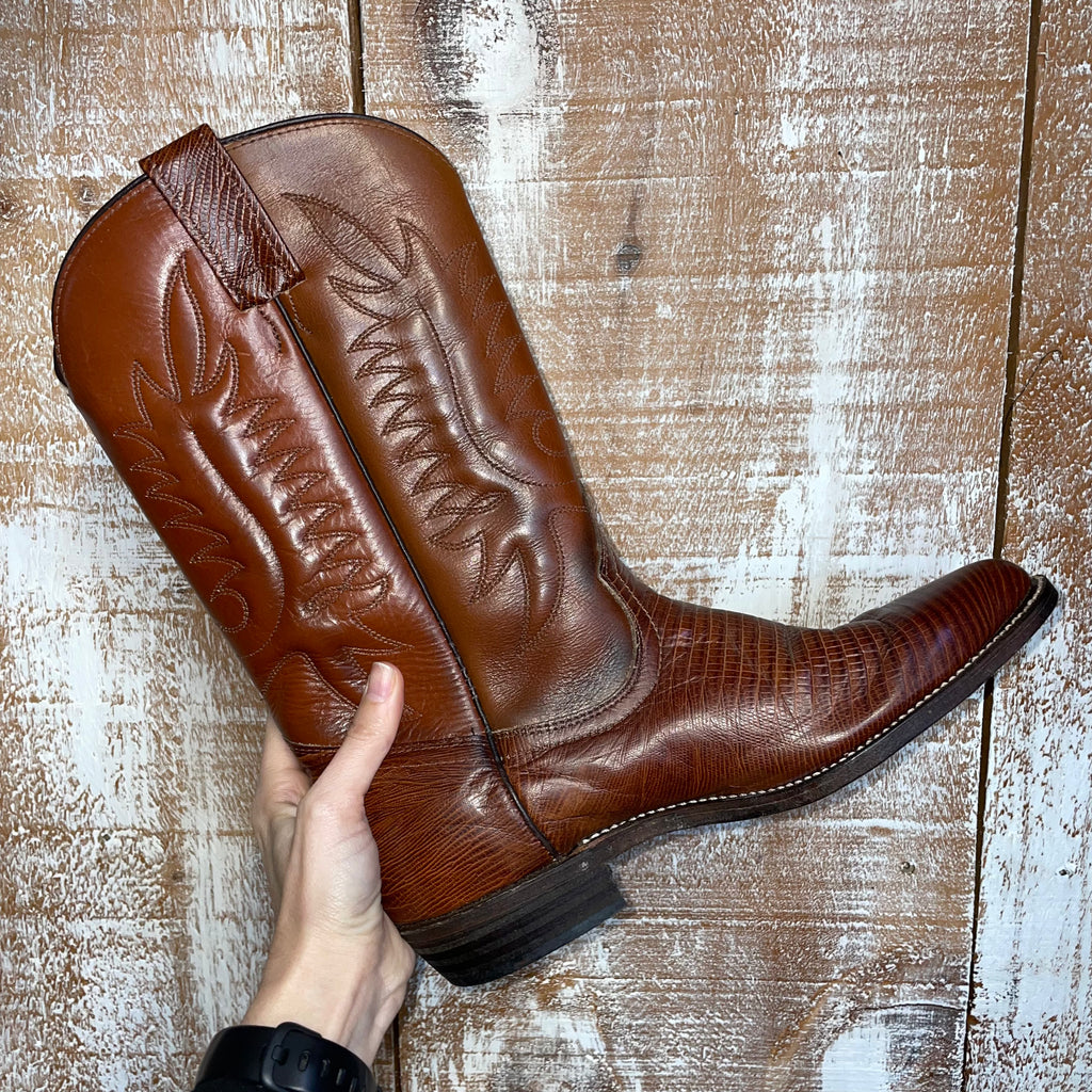 Ladies Boulet Snake Brown Cowboy boot (8 B) – Four Elks